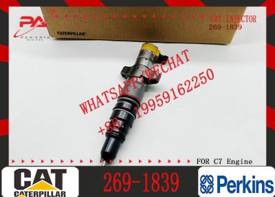 China Common Rail Diesel Fuel Injector 268-1835 10R-7222 267-9722 269-1839 Suit for C7 C9 Engine Excavator Parts for sale