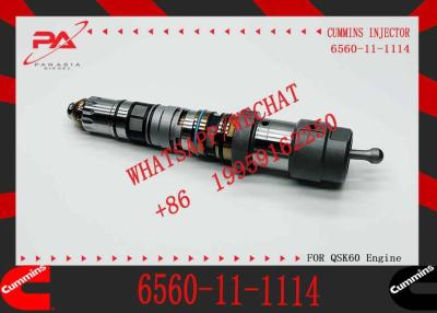 China Excavator Engine Parts Fuel Injector 6560-11-1114 6560-11-1112 6560-11-1113 for Komatsu PC1250-7 PC1250-8 SAA6D1170E-3 6D170 for sale