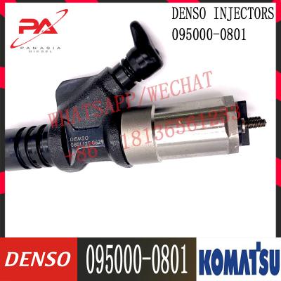 China 095000-0800 095000-0801 KOMATSU Fuel Injectors 6156-11-3100 For SA6D125E Engine for sale