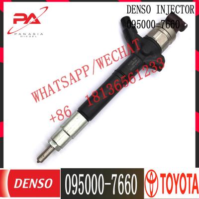 China Diesel Gemeenschappelijke Spoorbrandstofinjector 095000-7660 095000-7670 voor TOYOTA 23670-0R190 Te koop