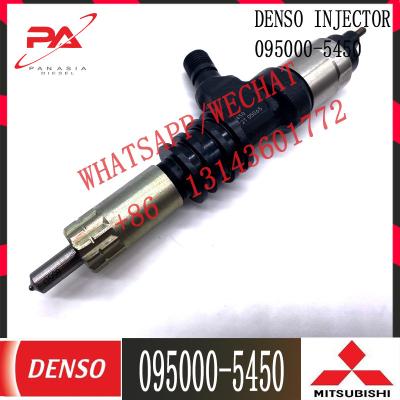 China Echte Gemeenschappelijke Spoorbrandstofinjector 095000-5450 voor MITSUBISHI 6M60 ME302143 Te koop