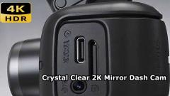 3 Channel Dash Cam with 4K Ultra HD Front Lens Car DVR for Road Recorder