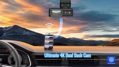 Dash Cam OEM Manufacturer 4K UHD Front And 1080P Rear Dash Camera