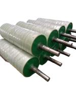 China Customized Polyurethane Coating Roller Industrial Urethane Rollers For Heavy Use for sale