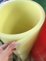 China Customized Thickness Red Yellow Polyurethane Sheet Roll For Gaskets And Bearings for sale