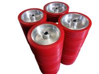 China Customized Polyurethane Coating Wheels High Load Capacity Industrial Casters for sale