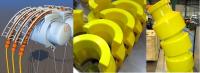 China Custom PU Bend Limiter, Polyurethane Bend Restrictor Use For Submarine Cable Protection for sale