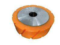 China Customized Polyurethane Covered Wheels 90 A Shore Hardness PU Wheel for sale