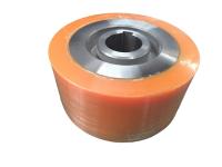 China Customized Polyurethane Covered Wheels 90 A Shore Hardness PU Wheel for sale