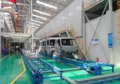 China Iso Car Painting Line Modern Environmental Protection Technology for sale