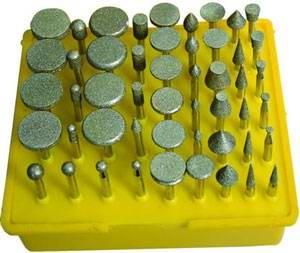 China vacuum brazed diamond Mounted points. various shape.  diamond tools for granite. marble.countertop tools for sale