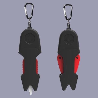 Cina MIDDIA Tagliatore di filetto di pesce Tagliatore di tagliatori con forbici a guinzaglio retrattile PP Maniglia inclusa in vendita