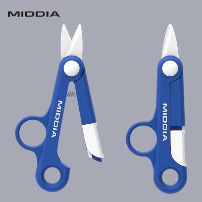 Cina MIDDIA Portable Cutting Fishing Line Scissors in ceramica con lame serrate in vendita