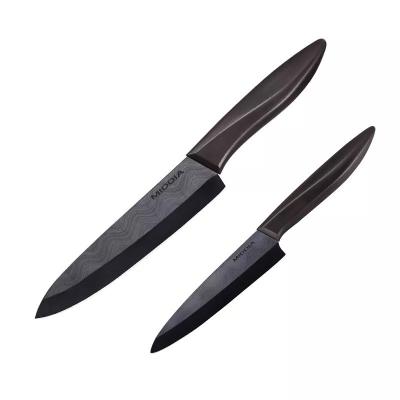 China 2 stukken Ceramic Black Chef en Paring Knife Set Top keuze voor professionele koken for sale