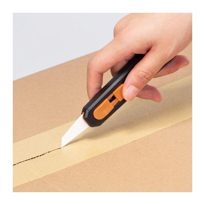 Cina OEM Taglio carta portatile MIDDIA coltello utilitario con bordo a denti di sega e maniglia in PP in vendita
