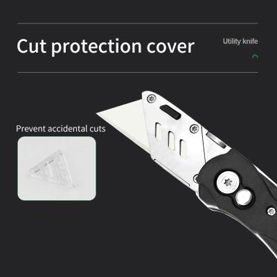 Cina Fold Pocket Multi Tool Multifunctional Multitool Box Cutter White Blade di MIDDIA in vendita
