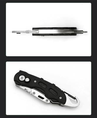 Cina Fold Pocket Multi Tool Multifunctional Multitool Box Cutter White Blade di MIDDIA in vendita