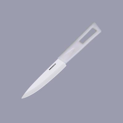 China 3000 MOQ OEM Keuken Keramische Custom Logo Kleur Utility Messer 4 inch Fruit Paring Messer Te koop