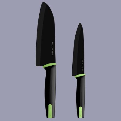 China MIDDIA Ceramic Coating Kitchen Knife Set Super Sharp Professional Chef Knives for sale