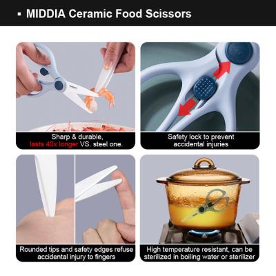 Cina Tassere da cucina in ceramica OEM/ODM per manico nero per il taglio di campeggio per la pesca e il taglio in vendita