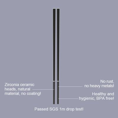 China MIDDIA Ceramic Zirconia Chopsticks Customized Feeding Chopsticks for Giveaways for sale