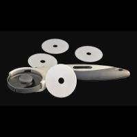 China Zirconia Ceramic Cutting Round Blade 30x Longer Life for Leather Processing for sale