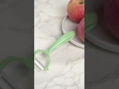 Effortlessly Peel with MIDDIA Zirconia Oxide Blade Ceramic Fruit and Vegetable Peeler