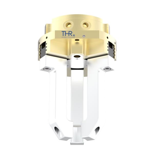 Quality Angular Jaw Movement Pneumatic Angular Gripper Featuring Portsize M5 Or 1 8 Inch Operating at 0 5 0 7 MPa Pressure Range for Material Handling for sale