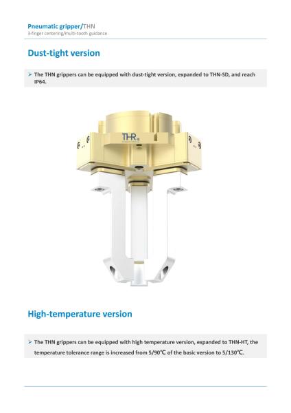Quality 2 Jaws Pneumatic Angular Handling Gripper Featuring Angular Jaw Movement Ideal for Robotic Assembly and Material Handling for sale
