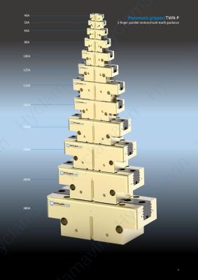 Cina TWN-P Movimento parallelo due mascella Gripper Robot Fine del braccio utensili Grippers in vendita