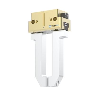 China 2 Jaw Pneumatic Parallel Gripper T Slot Parallel Motion Two Jaw Gripper TWT-P for sale