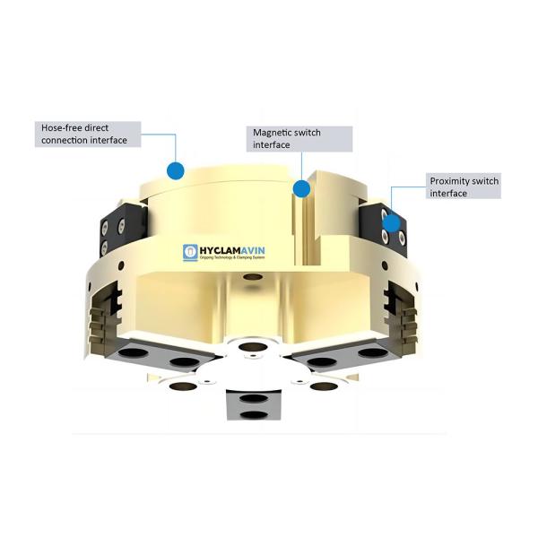 Quality Customizable 3 Jaw Pneumatic Gripper Parallel End Of Arm Grippers for sale
