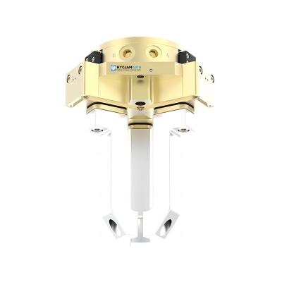 China Maximum Grip Force 1000N 3 Jaw Pneumatic Gripper Featuring 10mm Piston Stroke Parallelism Ideal for Robotic Handling Tasks for sale
