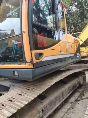 China Low Hour HYUNDAI 215 Excavator 15 Tons 0.8m Bucket 120KW Engine Yellow Color 2600 Hours for sale