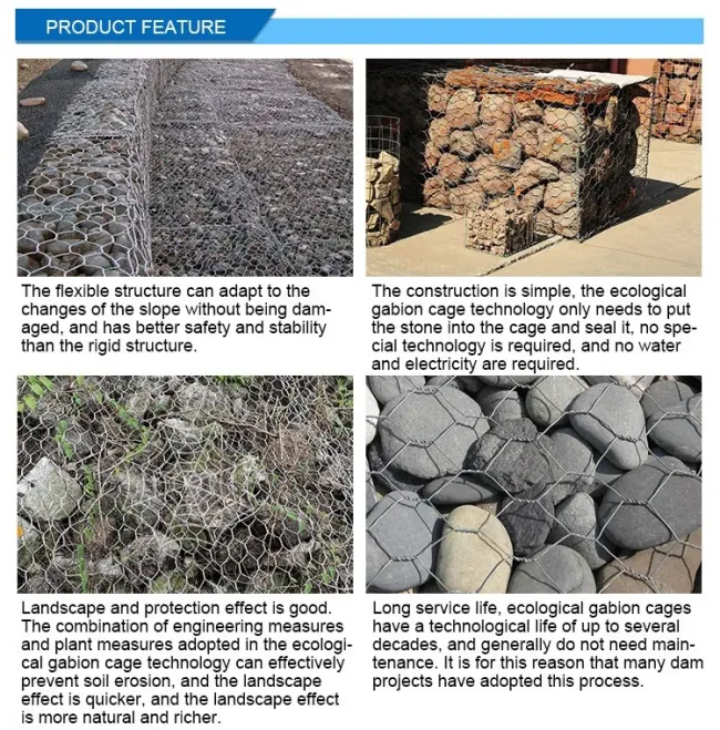 Heavy Duty Hot Dipped Galvanized Hexagonal Gabion Box