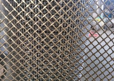 China Stainless Steel Architectural Wire Mesh Three Flat Metal Wire Mesh Screen For Doors for sale
