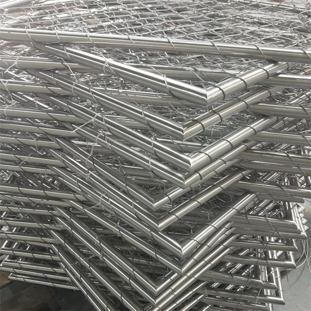Modern Wire Stair Balustrade in 25*25mm-300*300mm Hole Size and 1m*10m Panel Size