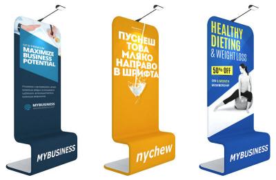 China snake shape EZ Tube Tension Fabric Displays , Customized Tension Fabric Pop Up Banner ,trade show display booth for sale