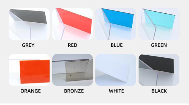 Polycarbonate sheet thickness demonstration