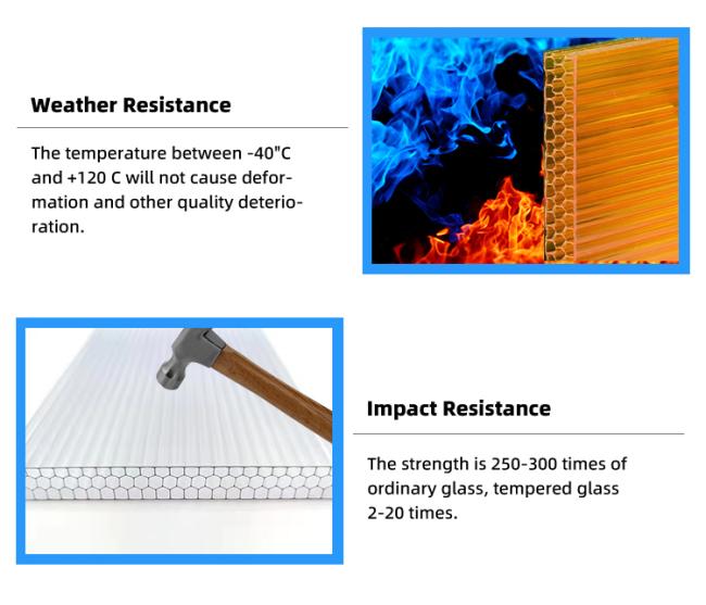 PC sheet installation example