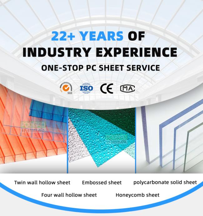 Polycarbonate roofing sheet product view
