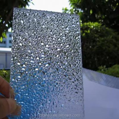 Cina 6mm 8mm 10mm UV Decorated PC Poly Carbonate Sheet Crystal Solid Polycarbonate Roofing Sheets in vendita