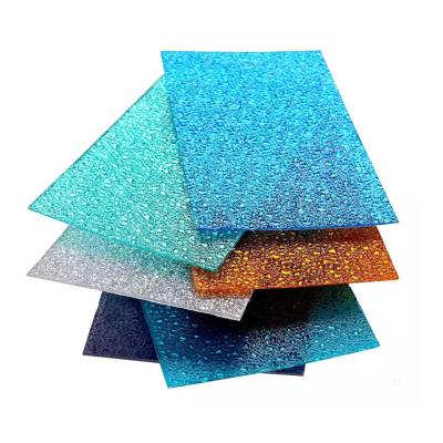 China Colored Polycarbonate Roofing Panels 2mm-10mm Polycarbonate Sun Sheet  For Outdoor Park for sale