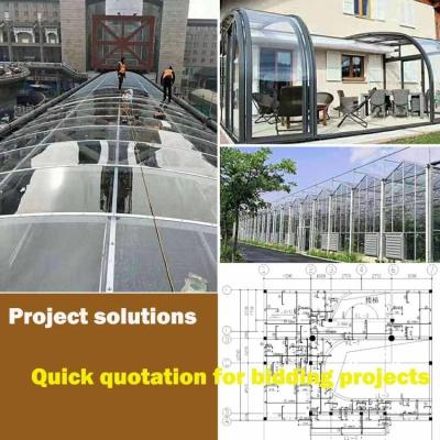 China doorzichtige patio dakpanelen dakramen dakramen polycarbonaat massief plaat gebouw dakmateriaal voor balkon dekking Te koop