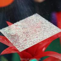 China Fire Resistant PC Solid Sheet Building Plastic PC Embossed Sheet for sale