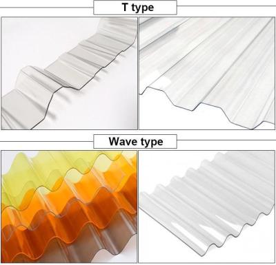 China Folhas de tecto de plástico de policarbonato transparente para estufa, folhas de policarbonato de telhado à prova d' água à venda