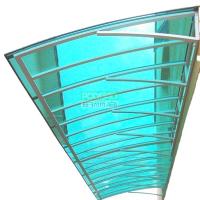 China 4mm 5mm 6mm Solid Skylight Roofing Panels Solid Polycarbonate Sheet Canopy for sale