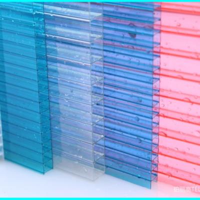 중국 불 retardant 10mm 폴리카보네이트 채소 온실 지붕 홀 로프 판매용