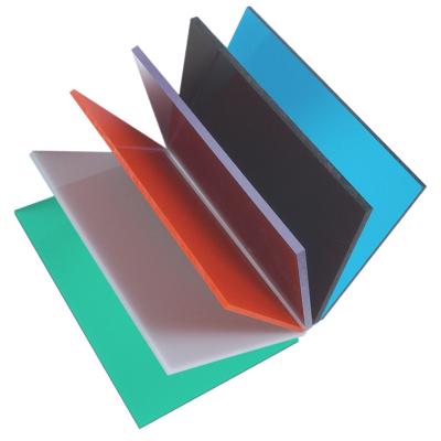 China Zonneplaten Onbreekbaar Brandwerend Plastic Glas Polycarbonaat Duidelijk PC dakplaat voor kas Te koop