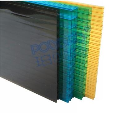 China Factory Price Hollow Polycarbonate Plastic Roofing Sheet Roofing Sheets Plastic for Greenhouse for sale